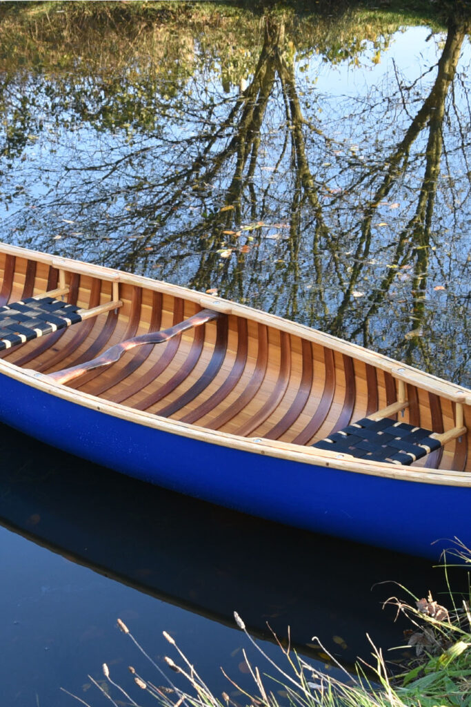 Shearwater 14: Cedar and Canvas open canoe | Valkyrie Craft